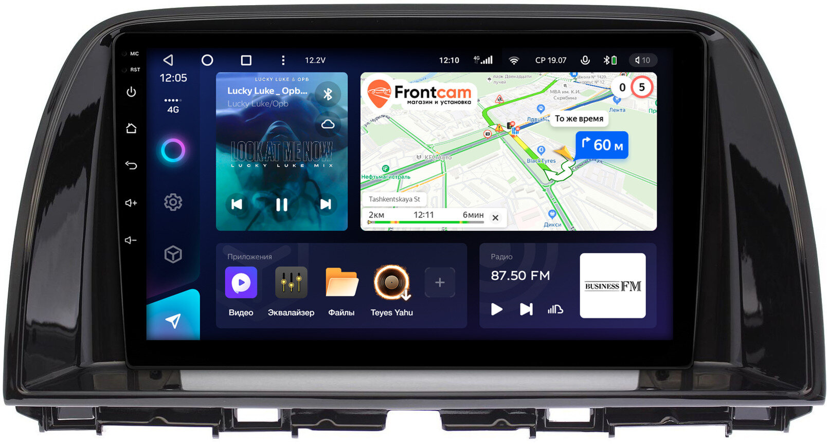 Штатное головное устройство Mazda CX-5 2011-2017 Teyes CC3 4/64 9 дюймов RM-9-1787 на Android 10 (4G-SIM, DSP, QLed)