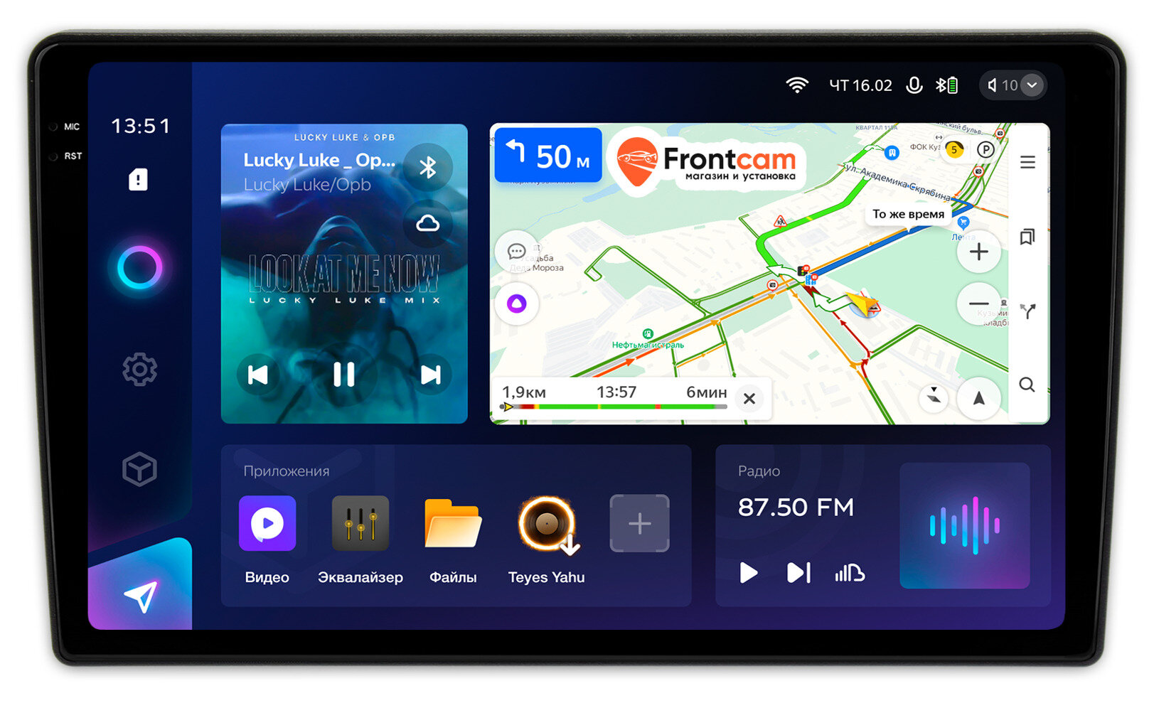 Штатная магнитола Teyes CC3 2K 4/64 9.5" RM-9510 Suzuki Every 5 2005-2015 Android 10 (4G-SIM, DSP, QLed)