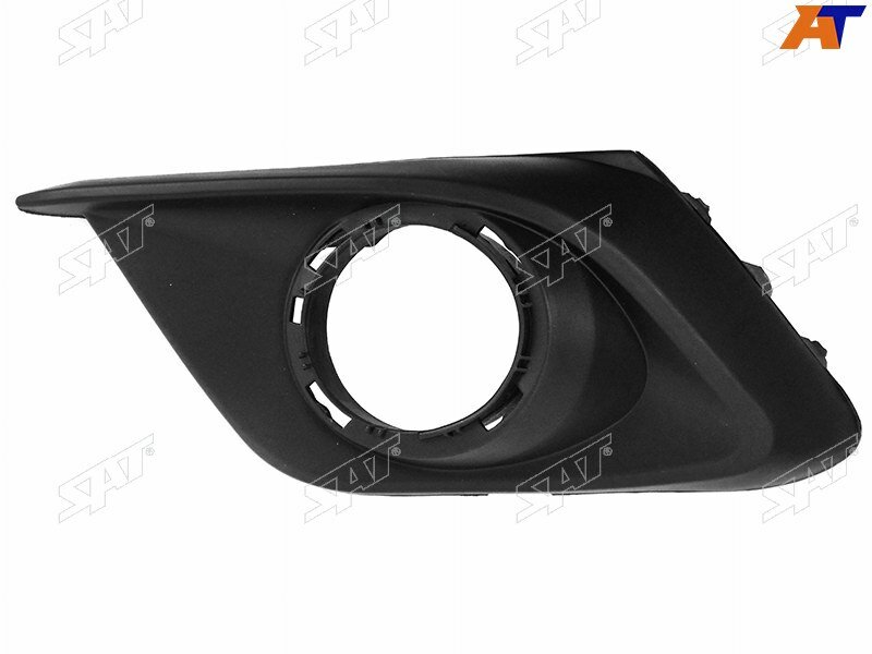 Оправа противотуманной фары SAT STMZV9219A2, для Mazda 3/Axela, передняя, левая, хром
