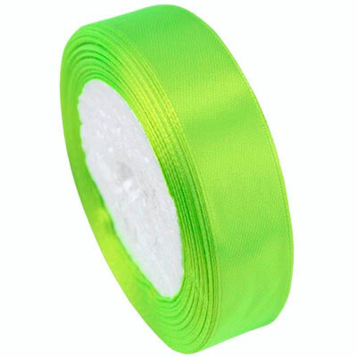 Лента атласная 50ммх23м светло-зеленая