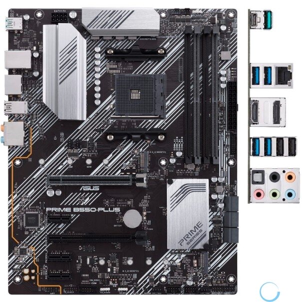 ASUS PRIME B550-PLUS (Socket AM4, ATX, 4xDDR4(128GB),