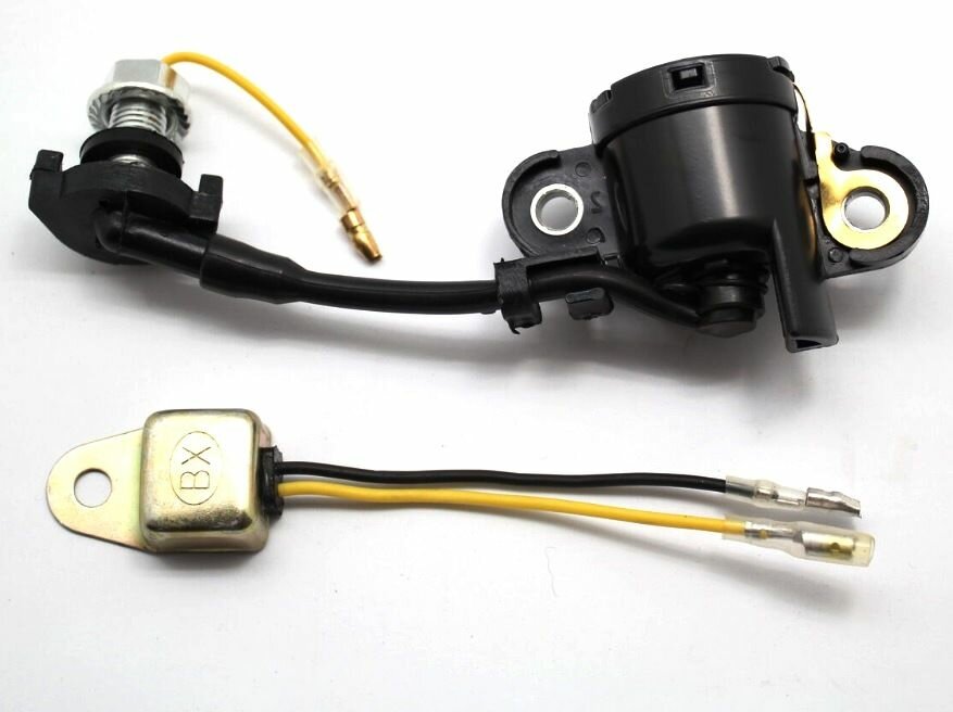 Датчики уровня масла Honda GX160-GX390, Lifan 168F-188F-190F для мотоблока / виброплиты / генератора (комплект)