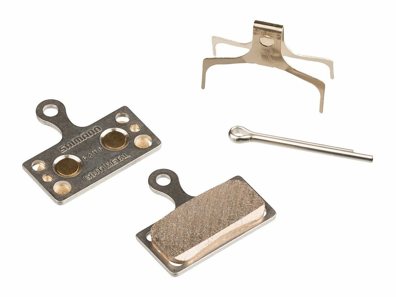 Колодки тормозные Shimano G04Ti Metal Titan