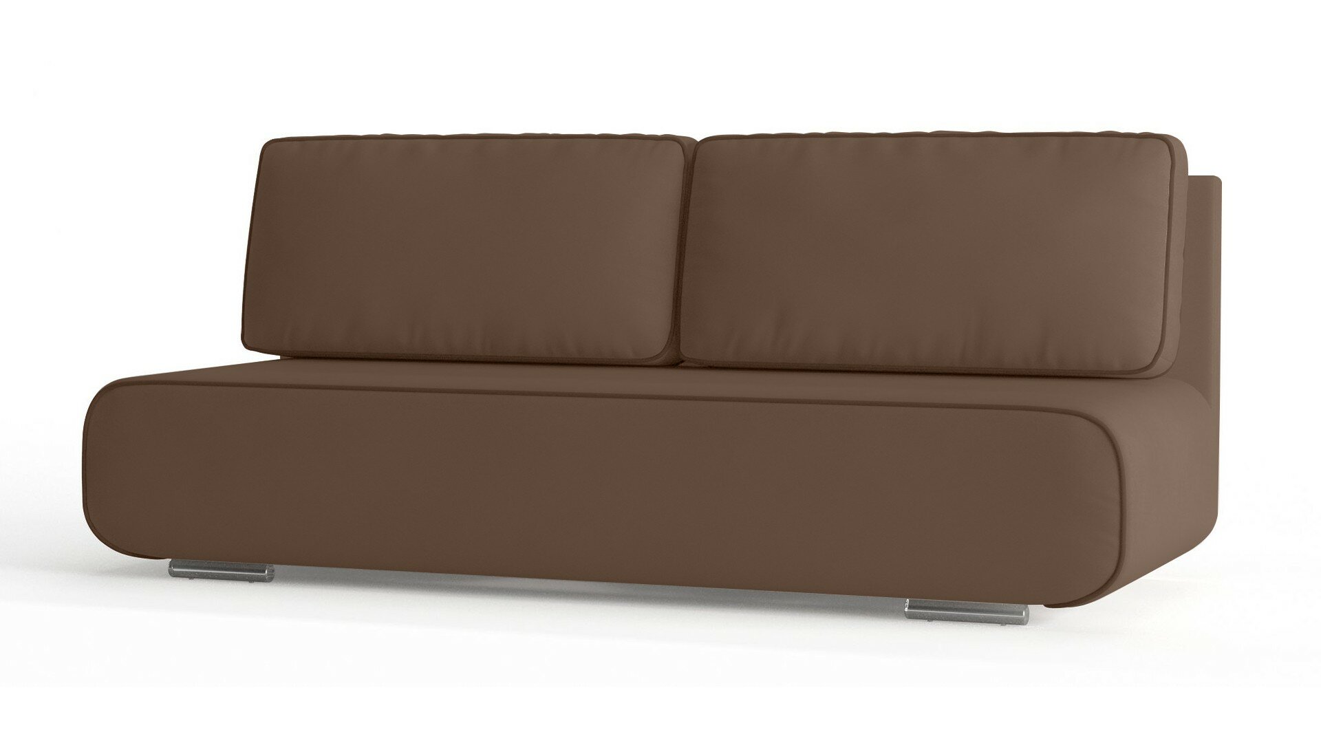 Диван Смайл Vivaldi 23 NOW 200x91x80 см, коричневый Велюр, еврокнижка Фиеста