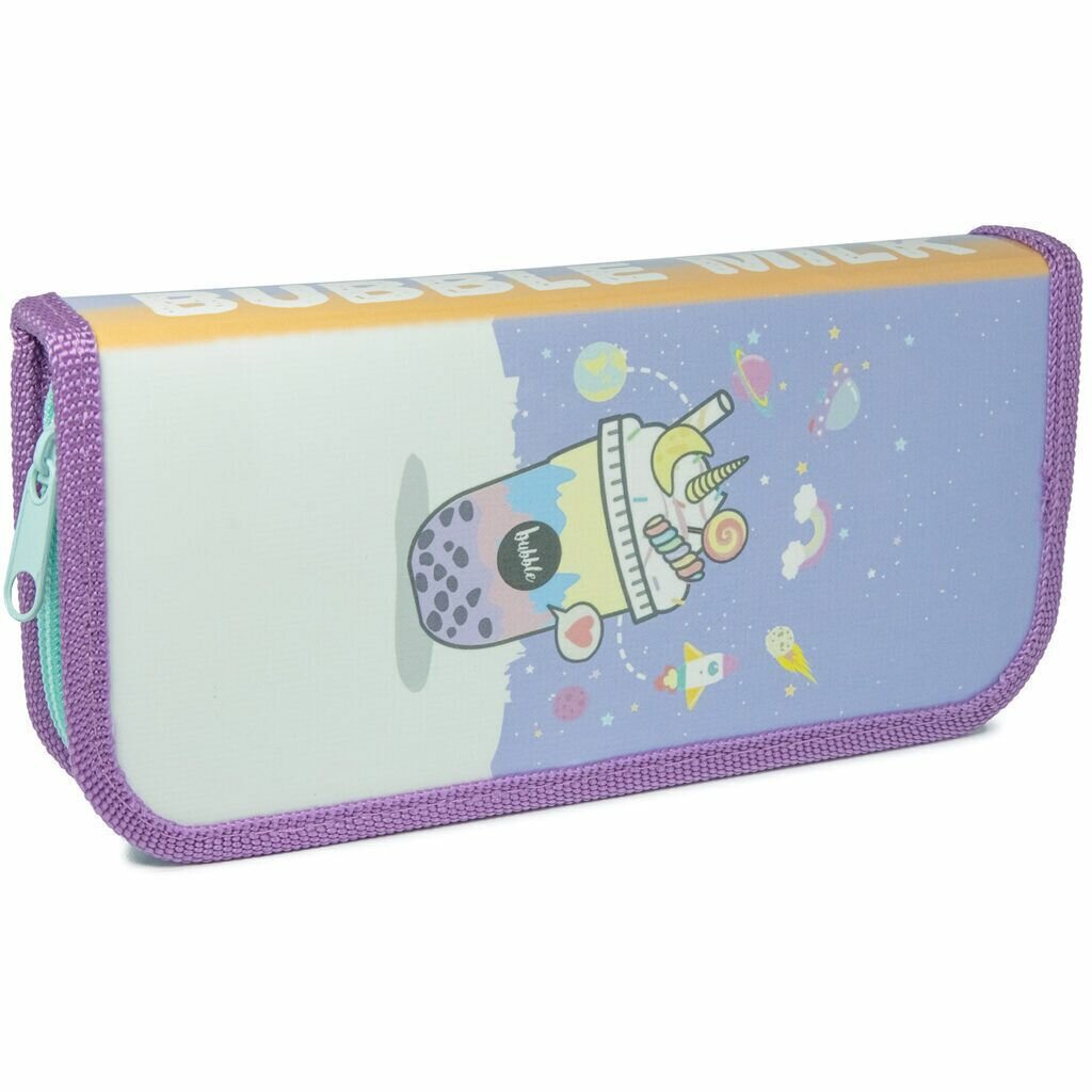 Пенал 1 отд. (190*90*30) молния, лам. картон "Milk shake"