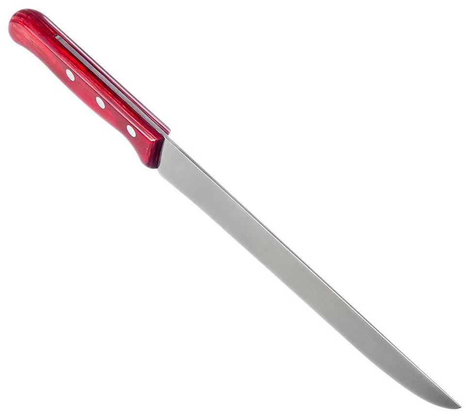 Нож, TRAMONTINA Polywood, 21127/078, лезвие: 20 см, красный
