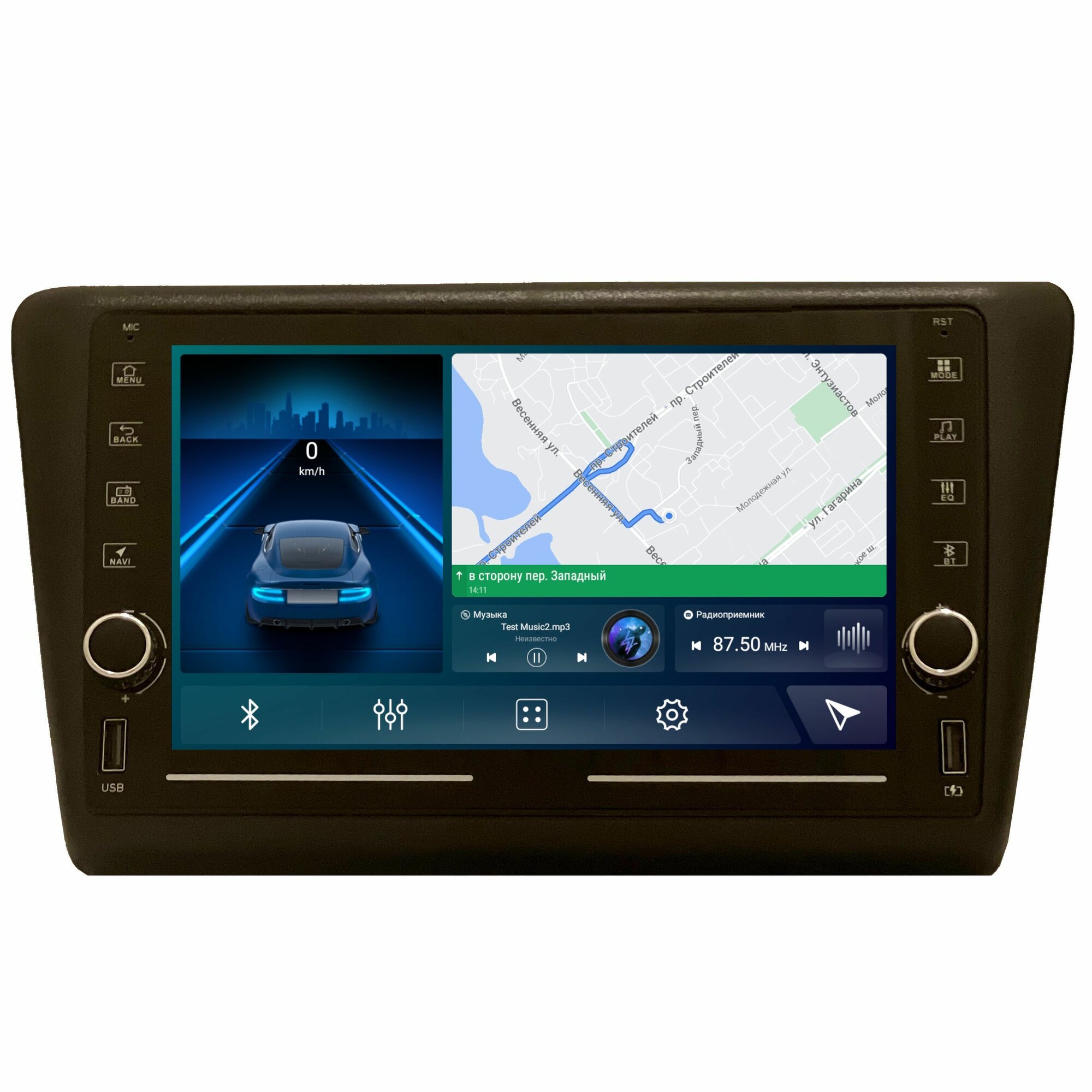 Магнитола R320 Skoda Rapid с Android 13, 4/64Gb память, 8 ядерный процессор, Carplay, DSP, 4G модем (Sim)