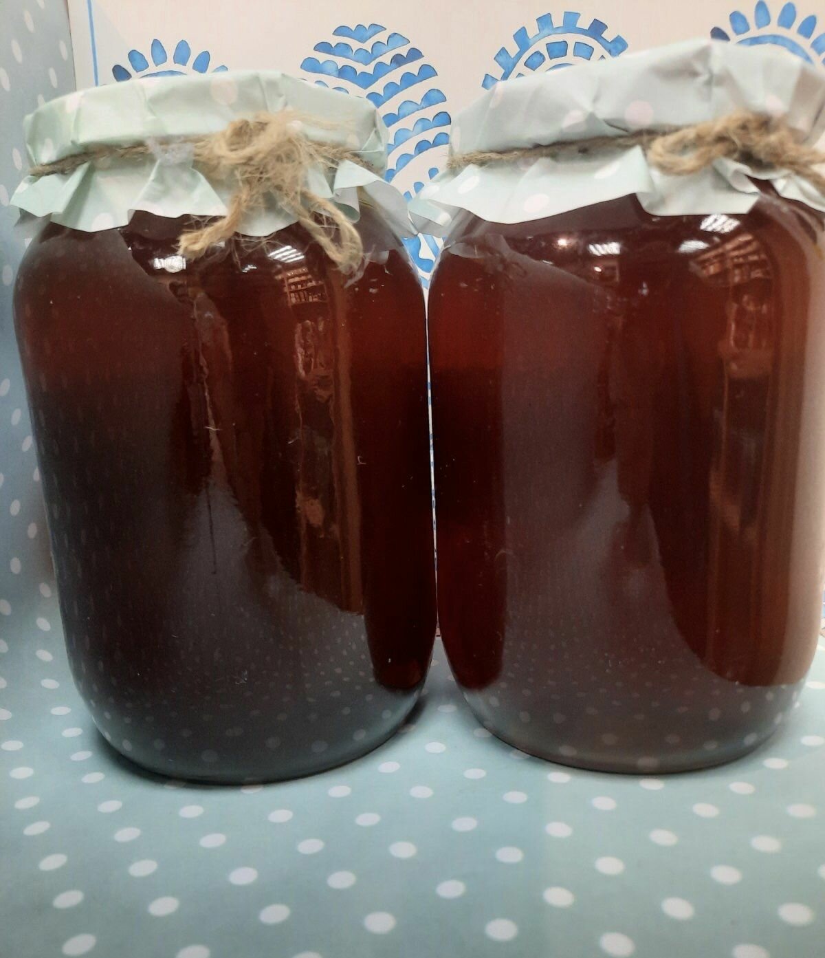 Мёд цветочный темный , 1 литр (1 кг 400 гр), Брянский край, 2025г.