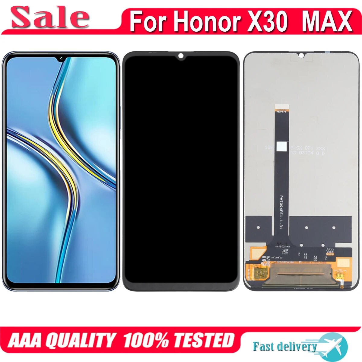 Оригинальный сенсорный ЖК-дисплей 7,09 'для Huawei Honor X30 Max KKG-AN70