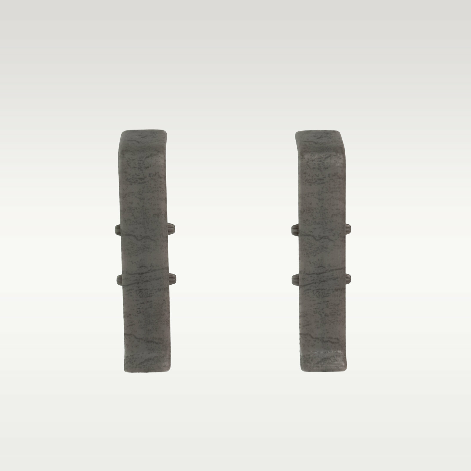 Соединитель для плинтуса ПВХ Деконика 21х70 мм лофт серый 548, 2 шт.