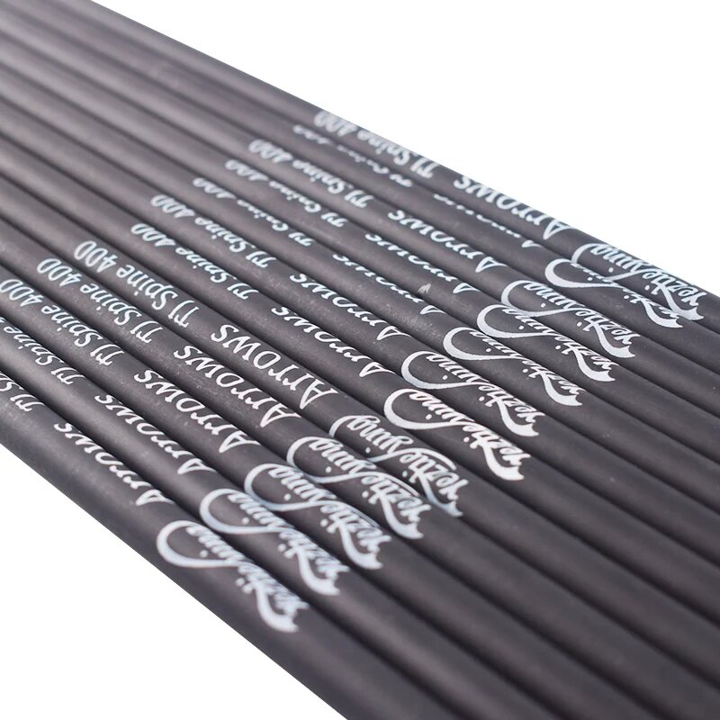 Углеродные стрелы Yezelieying 400 spine 13.5/16/17/18/20/22 дюймов 48pc 16inch