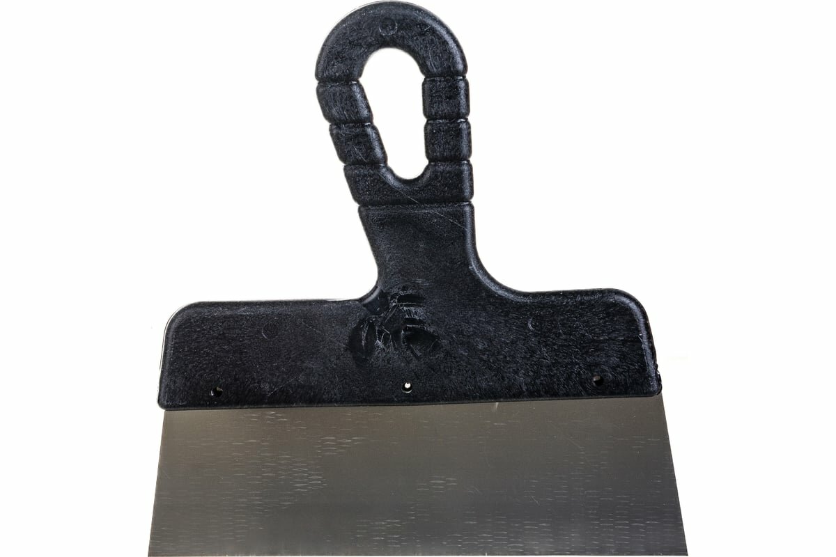 СИБРТЕХ Фасадный шпатель из нержавеющей стали 200 мм с пластмассовой ручкой 85438