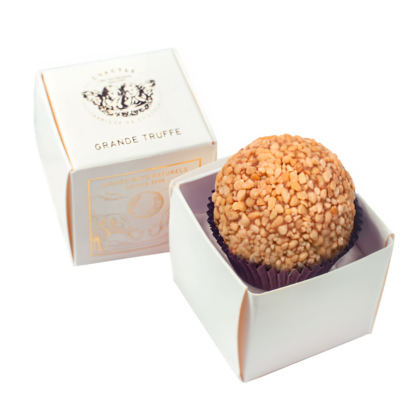 Конфета Гранд трюфель Счастье арахис и соленая карамель, 50 г