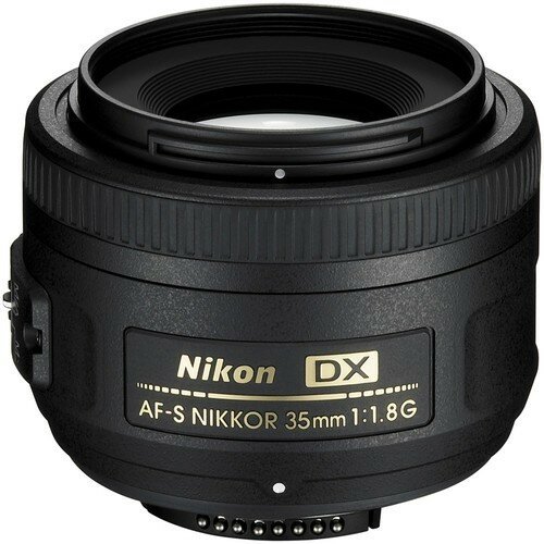 Объектив Nikon 35mm f/1.8G AF-S DX Nikkor, черный