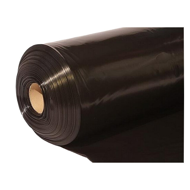 Пленка черная стабилизированная 100мкм рукав 1,5м 3х10м полиэтилен