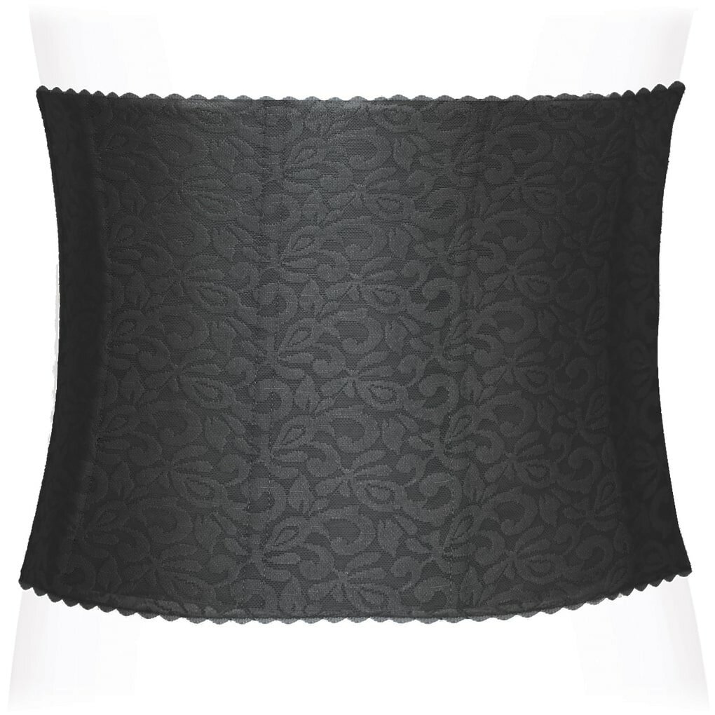 LuxS-7 Бандаж послеоперационный экотен, XL, черный (100-110 см)