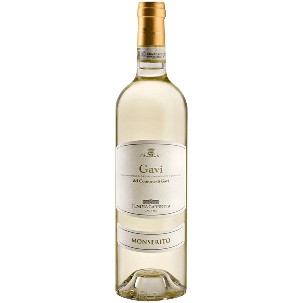 Вино Tenuta Carretta Monserito Gavi del Comune di Gavi белое сухое 0,75 л