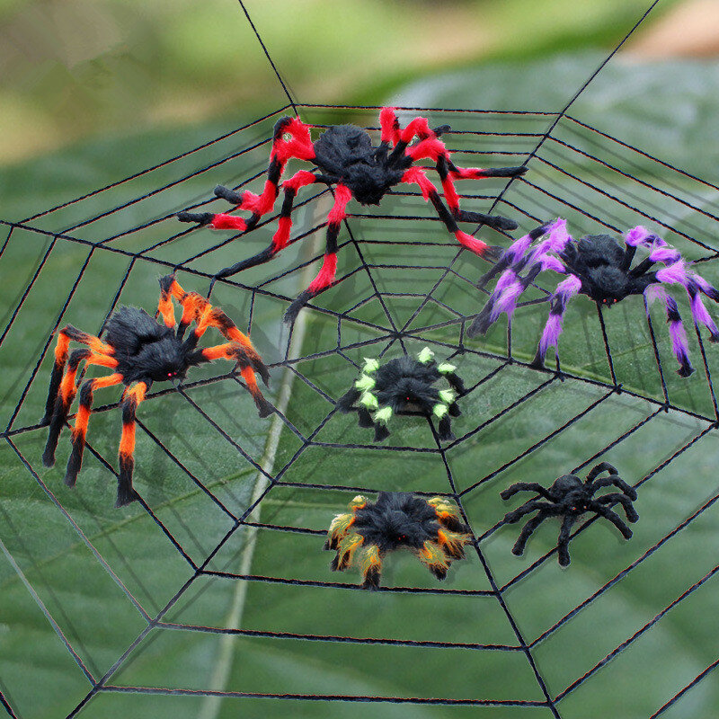 Плюшевый паук Celadon для Хэллоуина, искусственный мех, 50 см