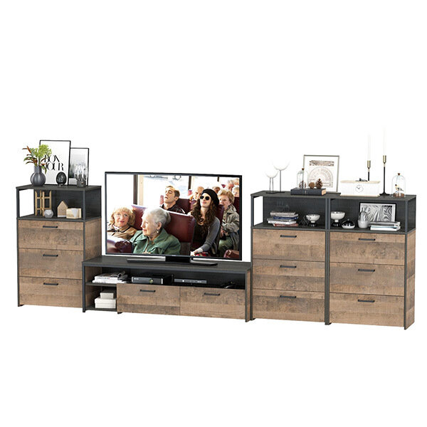 Трувор Гостиная 108, цвет дуб гранж песочный/интра