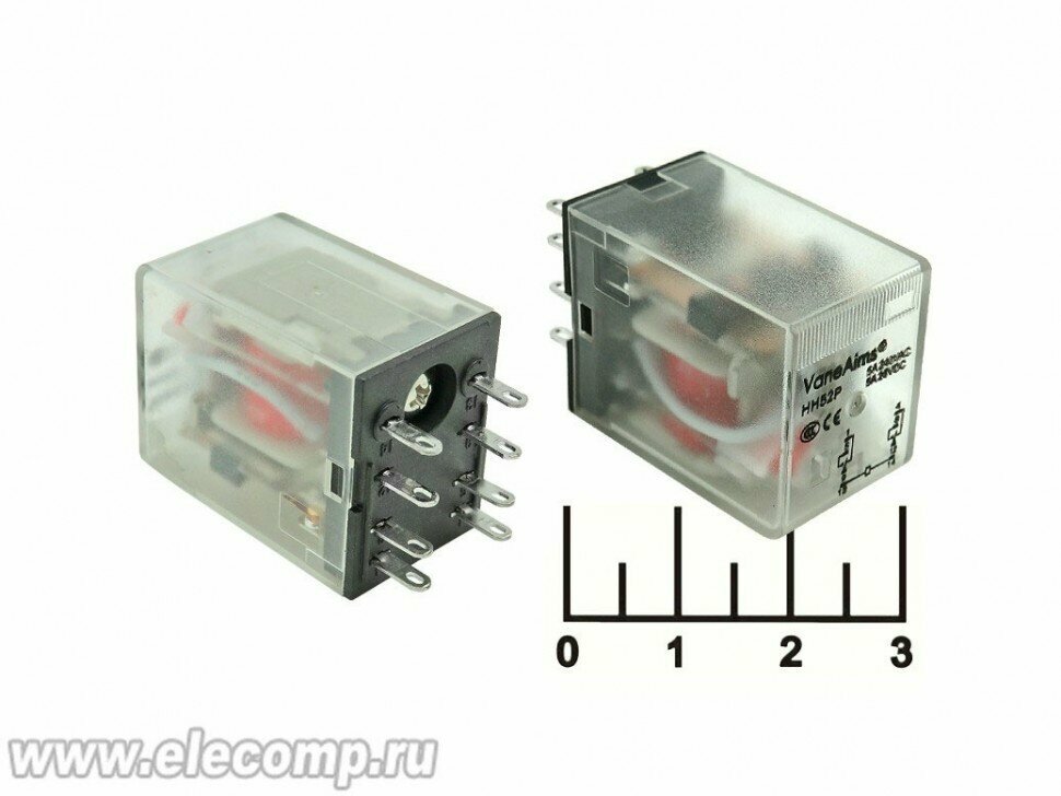 Реле ~12V 5A/240V HH52P