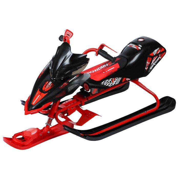 Снегокат Snowpatrol 2, красный, чёрный, SND5/1 Nika Kids