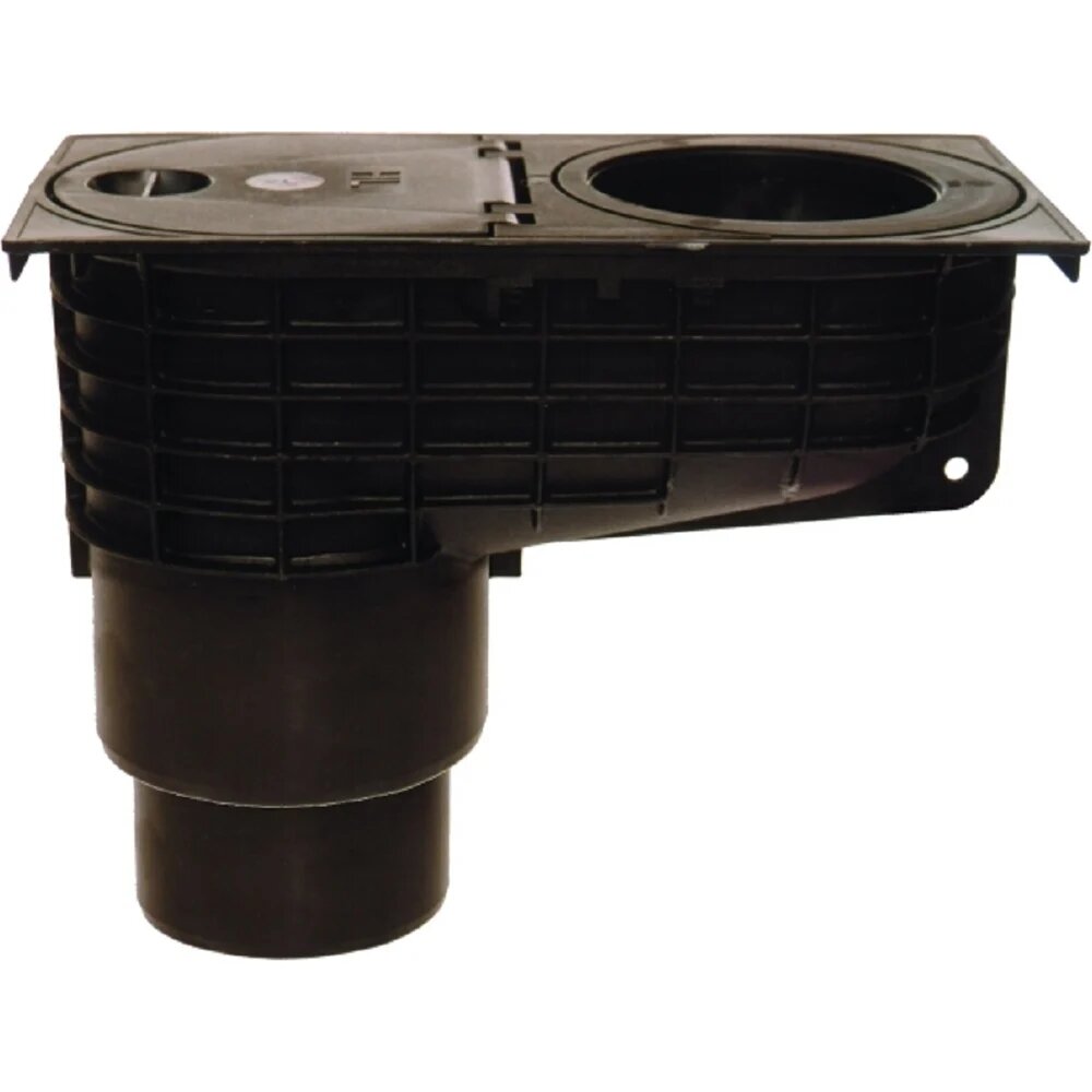 HL Дворовый дождепреемник (вертик. выпуск), наборные кольца под трубы DN75, 90, 100, 110 мм HL 660/2