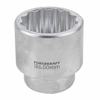 Головка 50мм 1" 12-гранная FORCEKRAFT