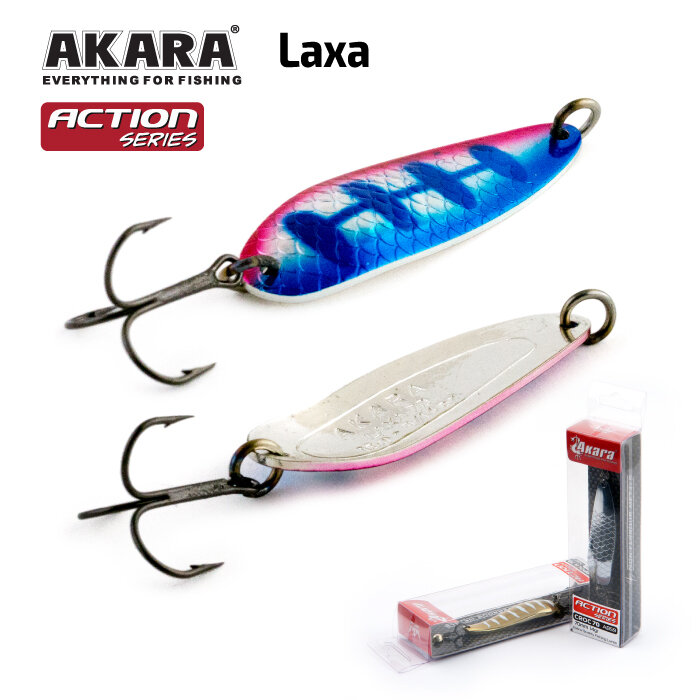 Блесна колеб. Akara Action Series Laxa 70 18 гр. 9/14 oz. AB91