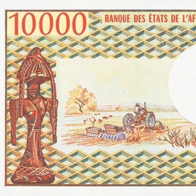 10000 франков 1974 года республика Камерун, сувенирная копия, банкноты и купюры редкие коллекционные