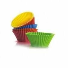 Тарталетка "Кексы", силикон, дно - 4см, высота - 3см, 6шт.