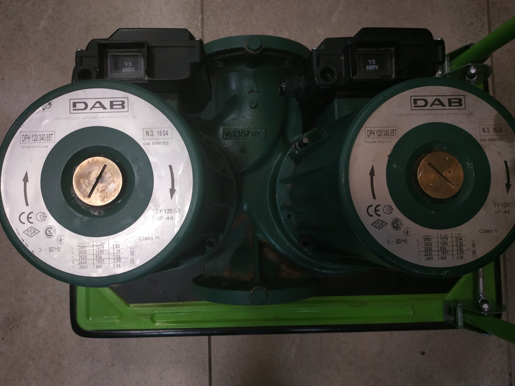 Насос циркуляционный сдвоенный DAB DPH 120/340.65 T, 505957622