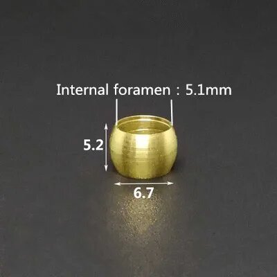 Латунные двойные конические наконечники 4-14 мм 5mm