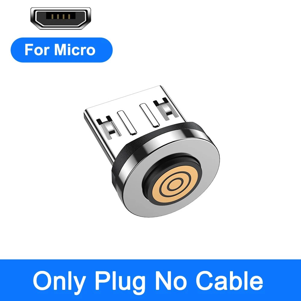 Магнитный кабель Micro USB AUFU с поворотом на 540 градусов для iPhone, Xiaomi, 3A, провод для быстрой зарядки и передачи данных, магнитный шнур для быстрой зарядки, кабель USB Type-C