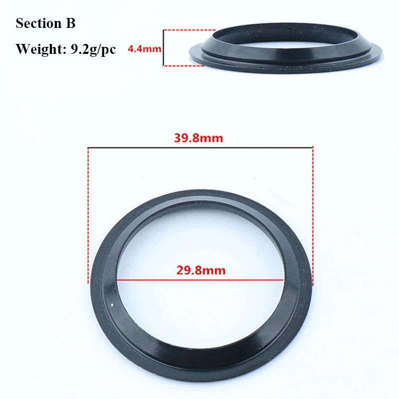 Шайба для гарнитуры Bike Headset Washer 1.2/1.5 дюйма черная Type B