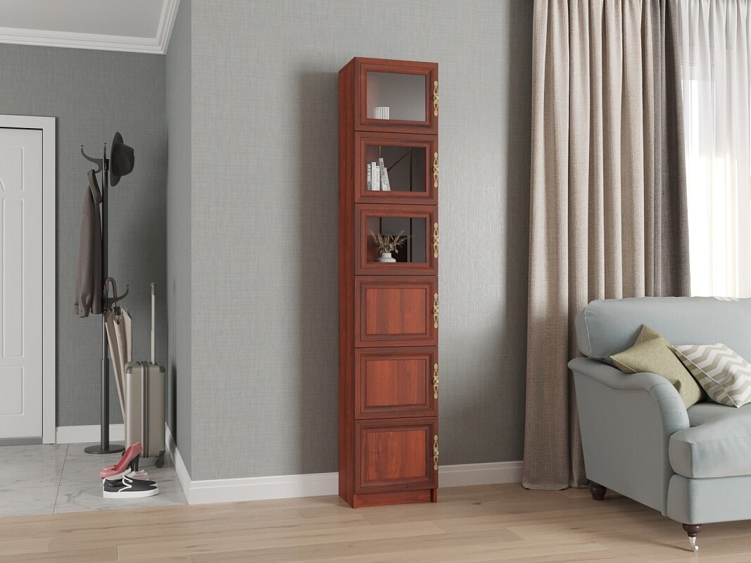 Книжный шкаф МебельЛэнд24 Карлос - 47 40x29x203