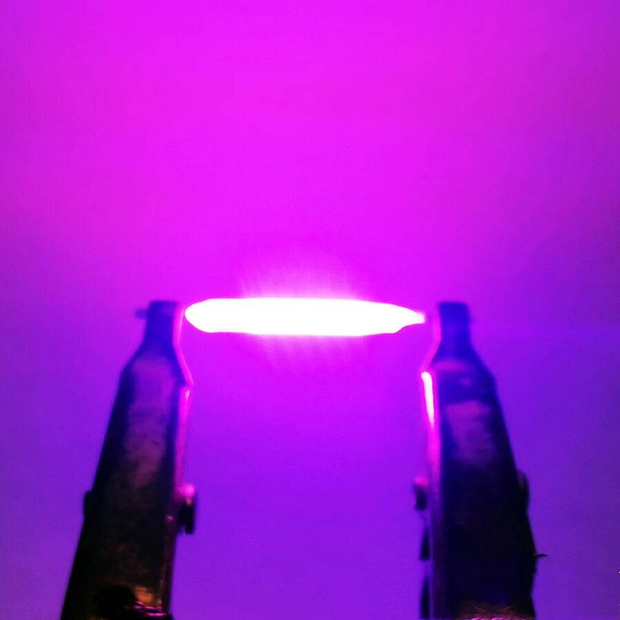 TxxCvv LED hard filament No.1 лампы Эдисона 10 шт. Фиолетовый, Purple, 39mm DC3V 10pcs