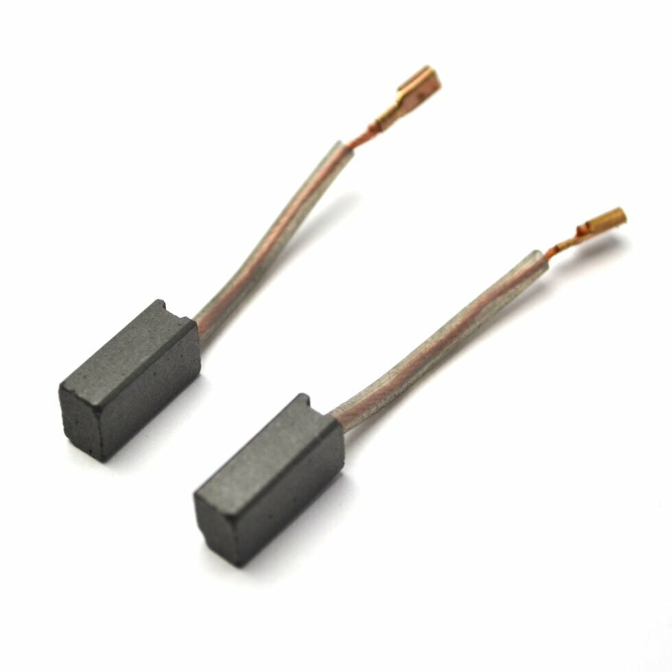 Щётки угольные болгарки Калибр МШУ-125/900м Интерскол УШМ-125/1400ЭЛ ПД-125/1400Э графитовые 6х9х16мм пара 2шт