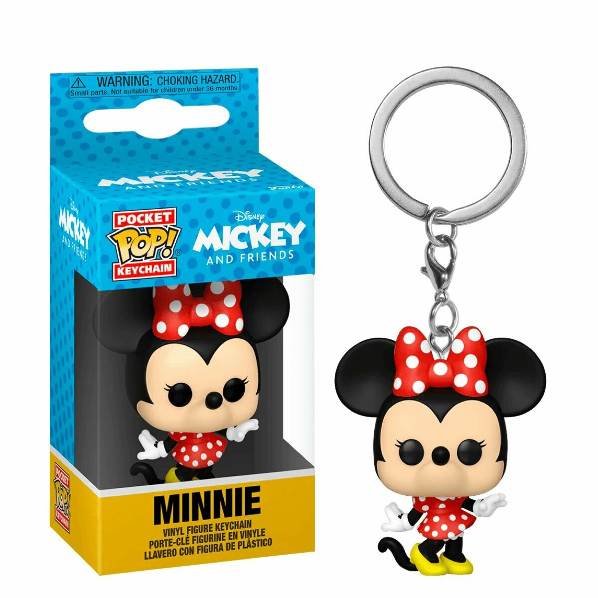 Брелок Фигурка Funko POP Minnie Mouse keychain из мультсериала Mickey and Friends Disney / Минни Маус из мультика Микки Маус и его друзья Дисней Фанко ПОП