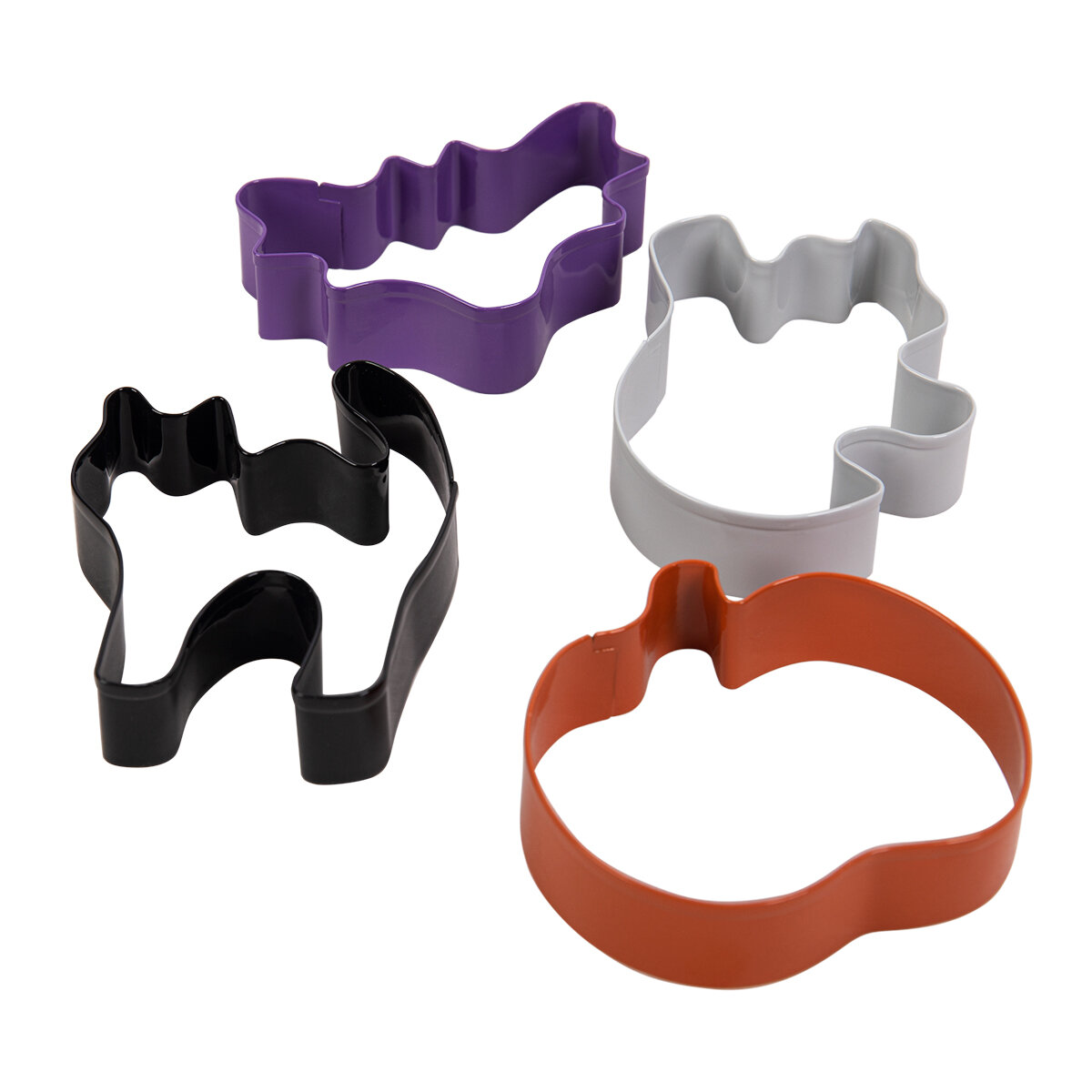 S-CHIEF SHF-0105-QD67 Набор вырубок из нержавеющей стали 4 шт №02 Хэллоуин для декора выпечки