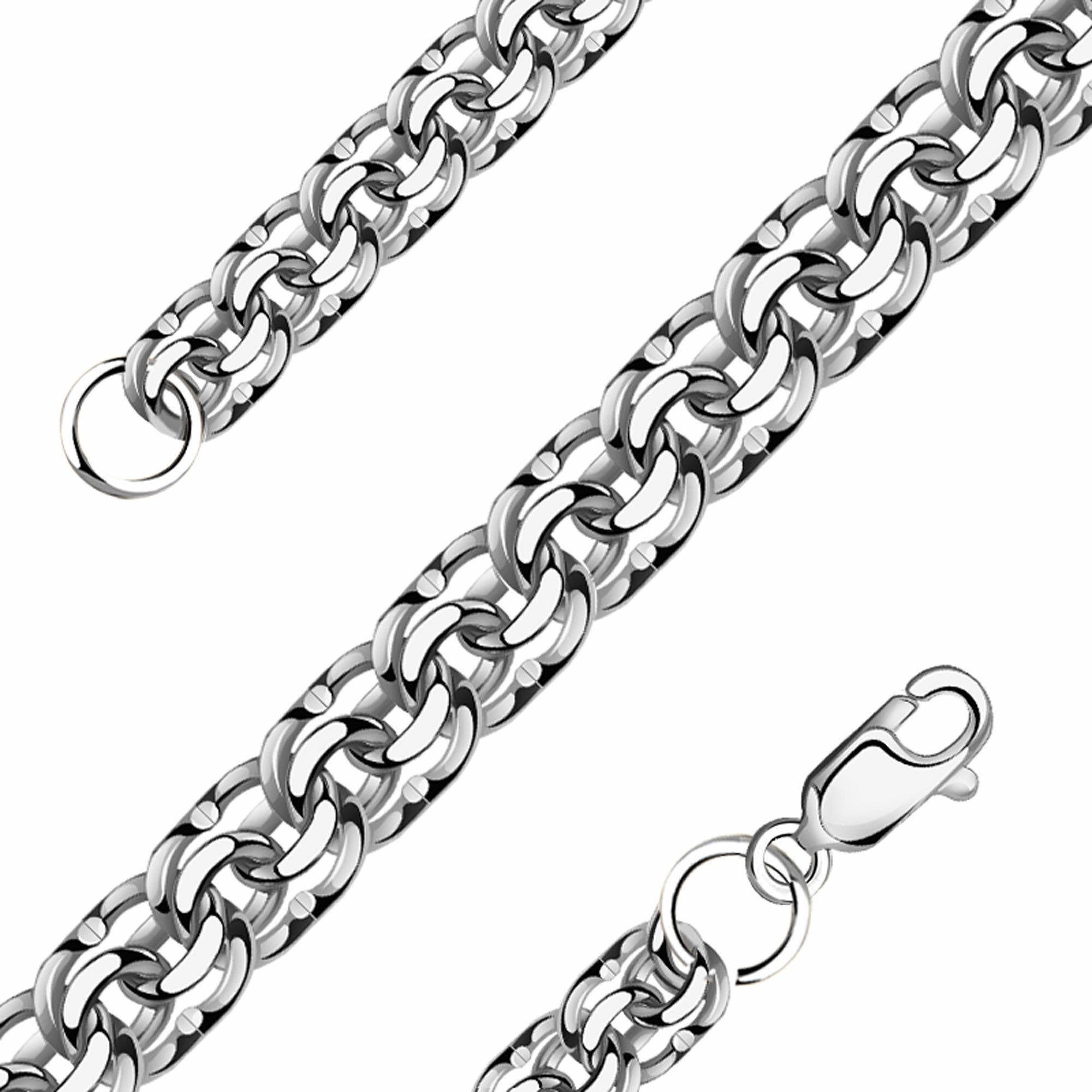 Браслет, серебро, 925 проба, родирование