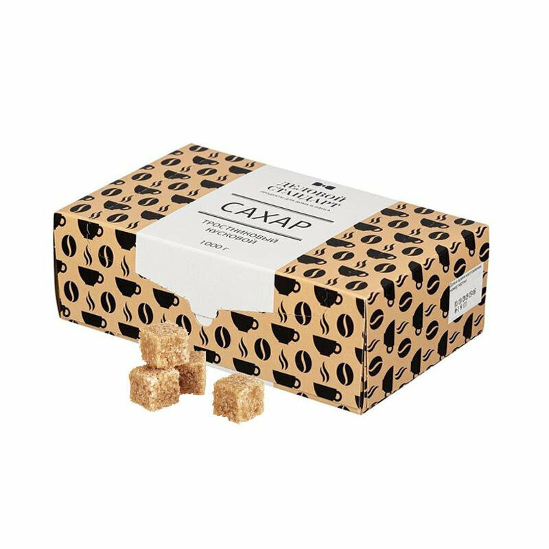 Сахар кусковой тростниковый Деловой стандарт 1 кг, 1048964