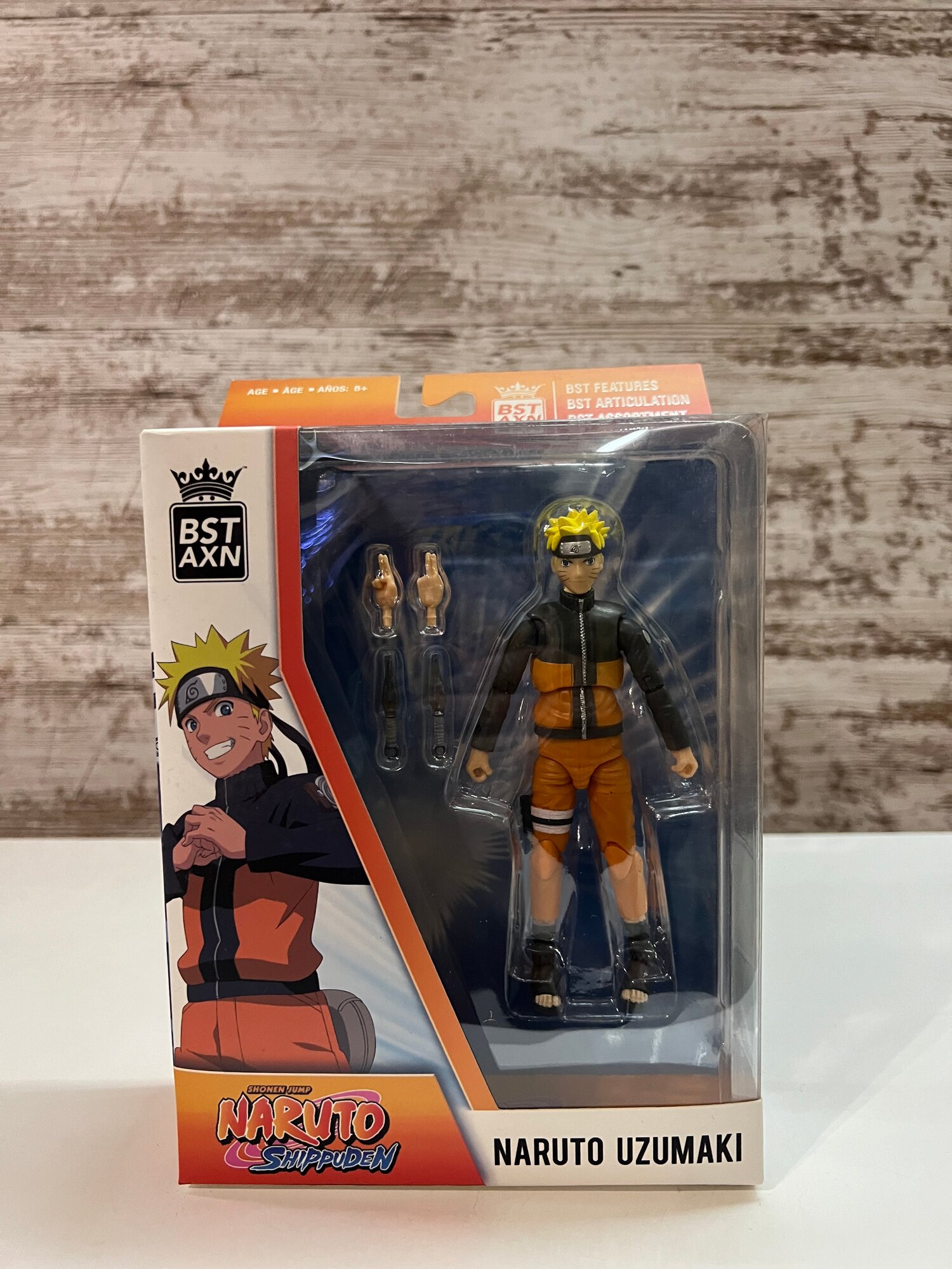 Фигурка Наруто Удзумаки Naruto Uzumaki 14 см от BANDAI 29 точек артикуляции
