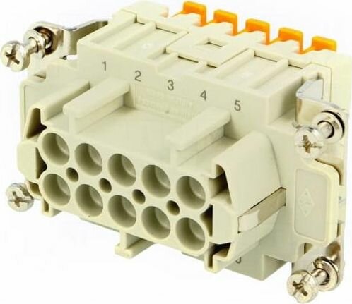 Разъем ILME CSHF 10 HDC "мама" CSH PIN 10 10+PE размер 57.27 16А 400В 1 шт