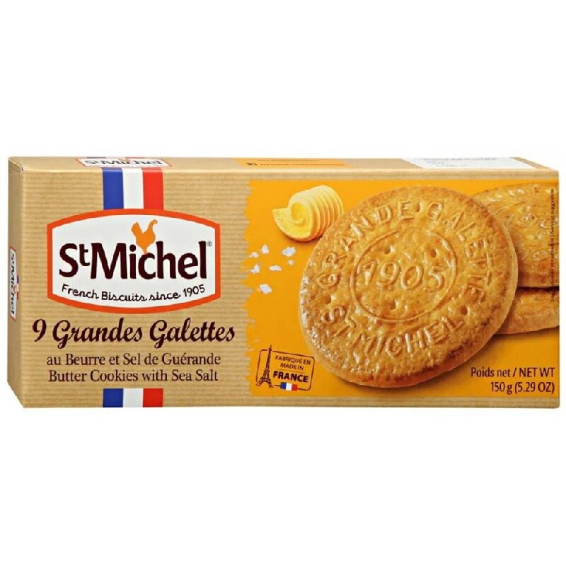 Печенье StMICHEL [041147] сливочное с Морской солью 150г