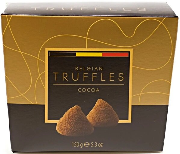 Трюфели BELGIAN TRUFFLES со вкусом Какао /картон/ 150г