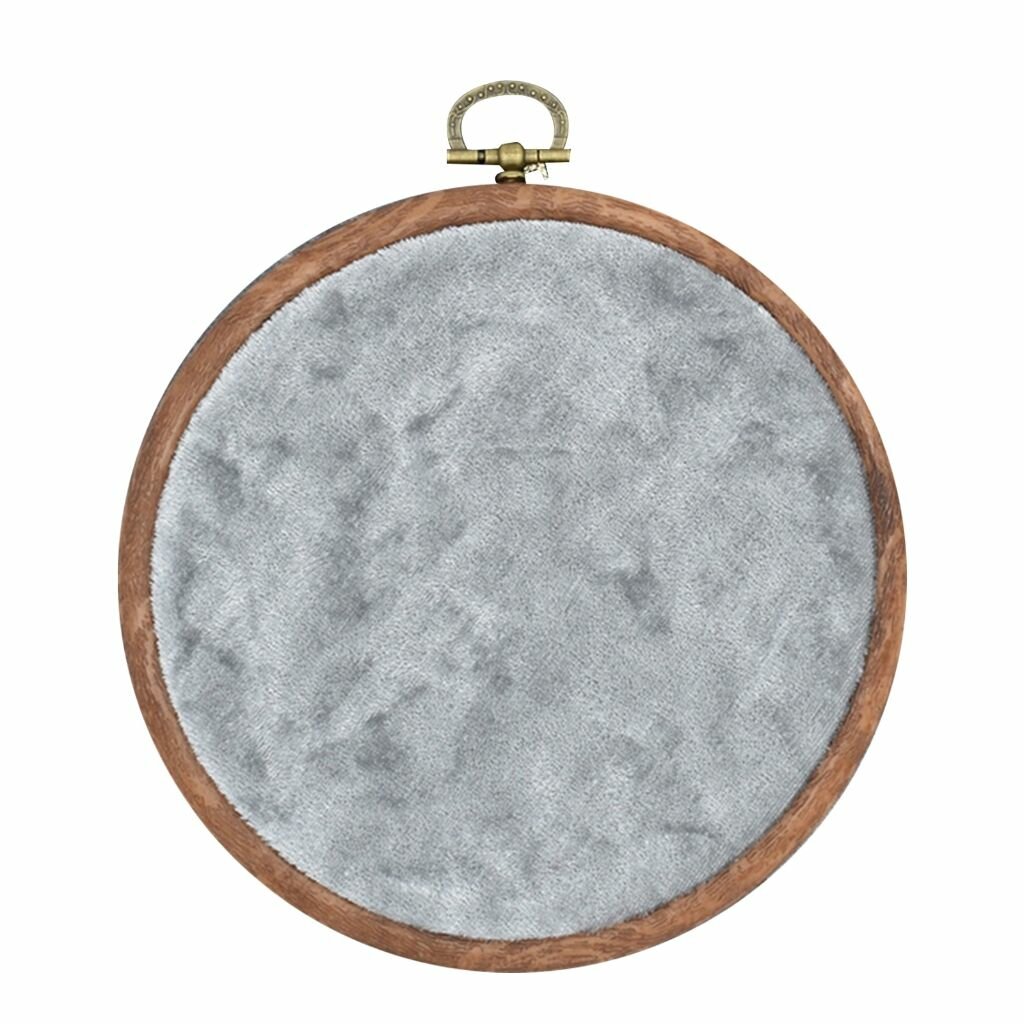 Стенд для значков и брошей, средний размер - Сплошной цвет серебристый g