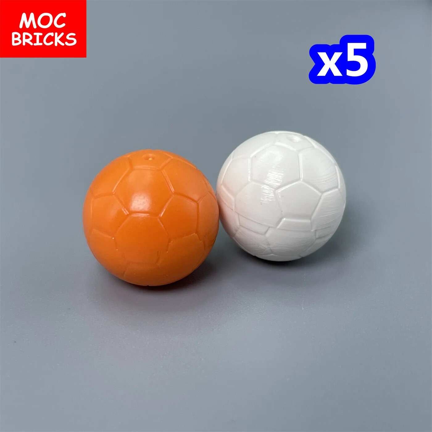 MOC BRICKS Футбольный набор из блоков Оранжевый, Mixed