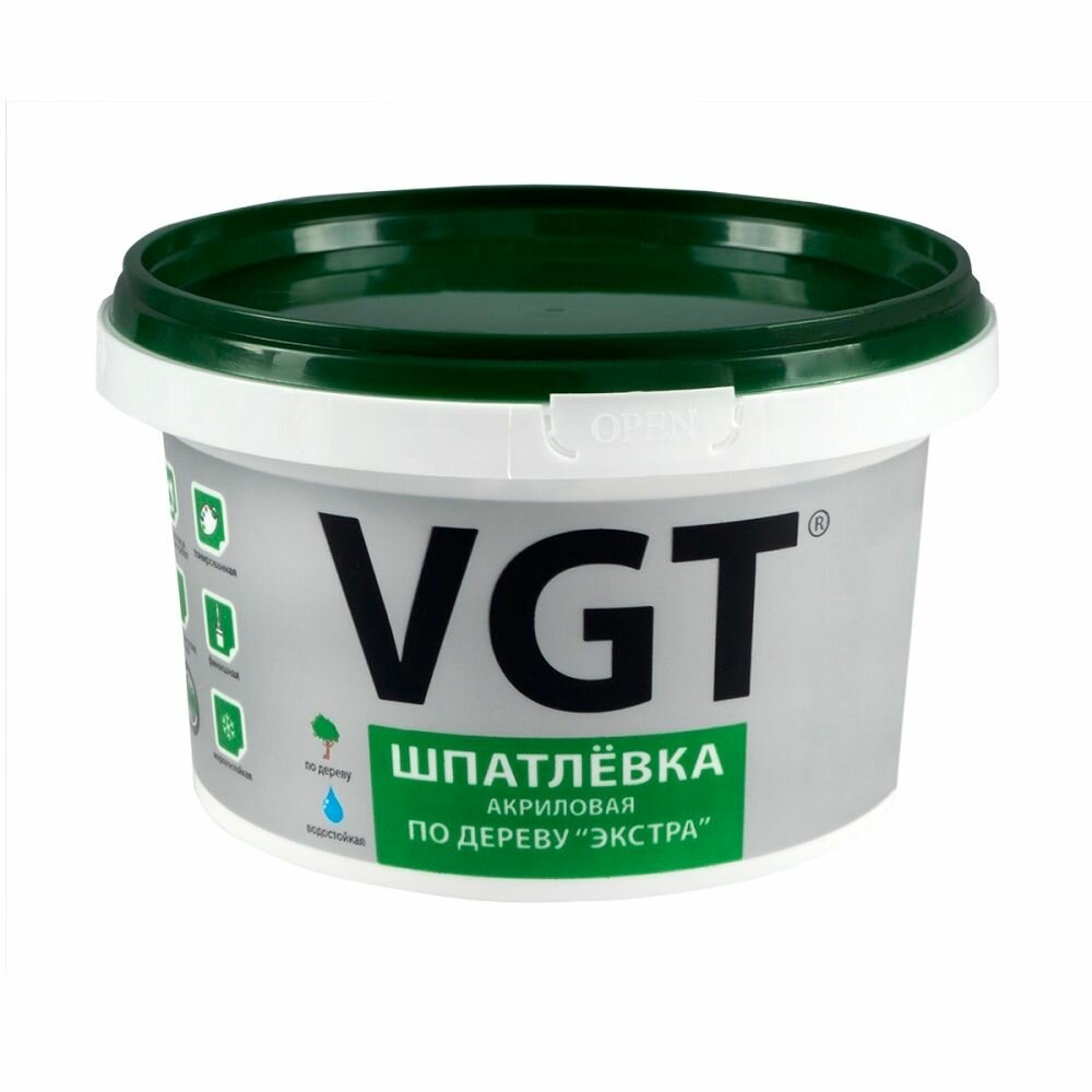 Шпатлевка акриловая по дереву VGT Экстра (1кг) бук