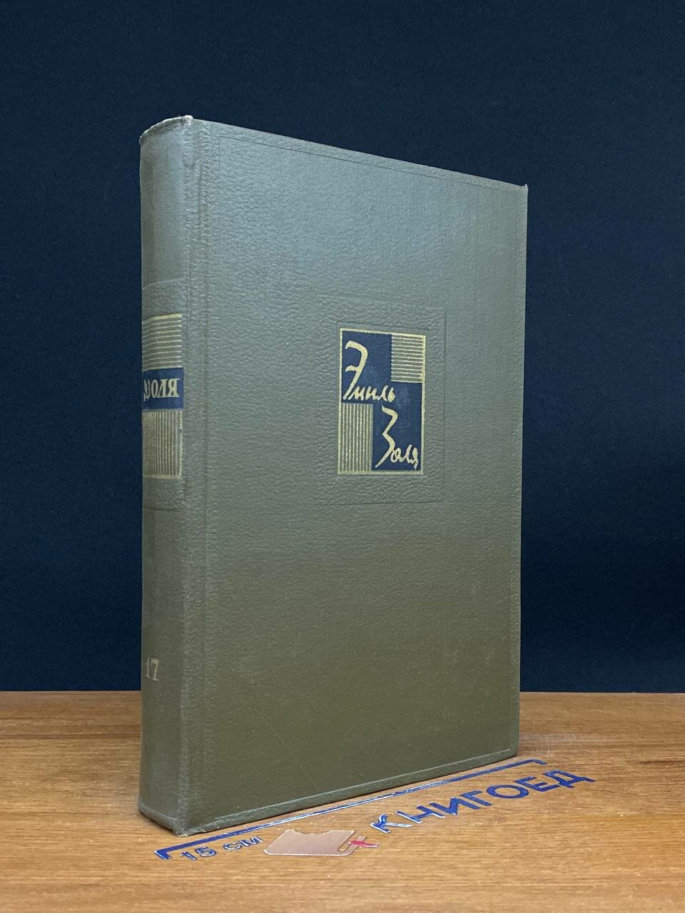 Книга. Эмиль Золя. Том 17 1965 (2042581419893)