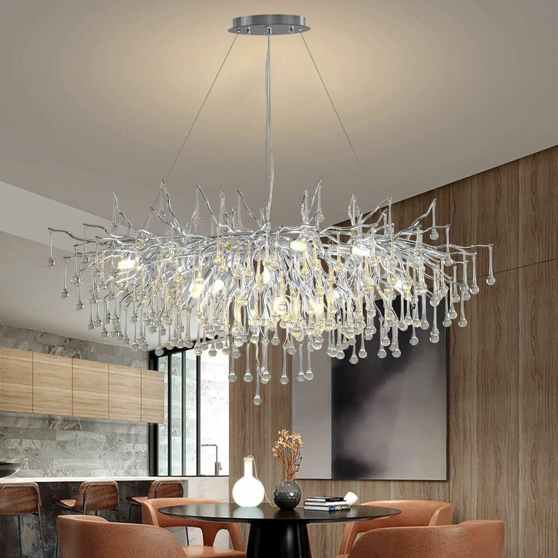 WESSVAN WESSVAN Люстра RUIXTIPAD PL16 G9 серебро-золото